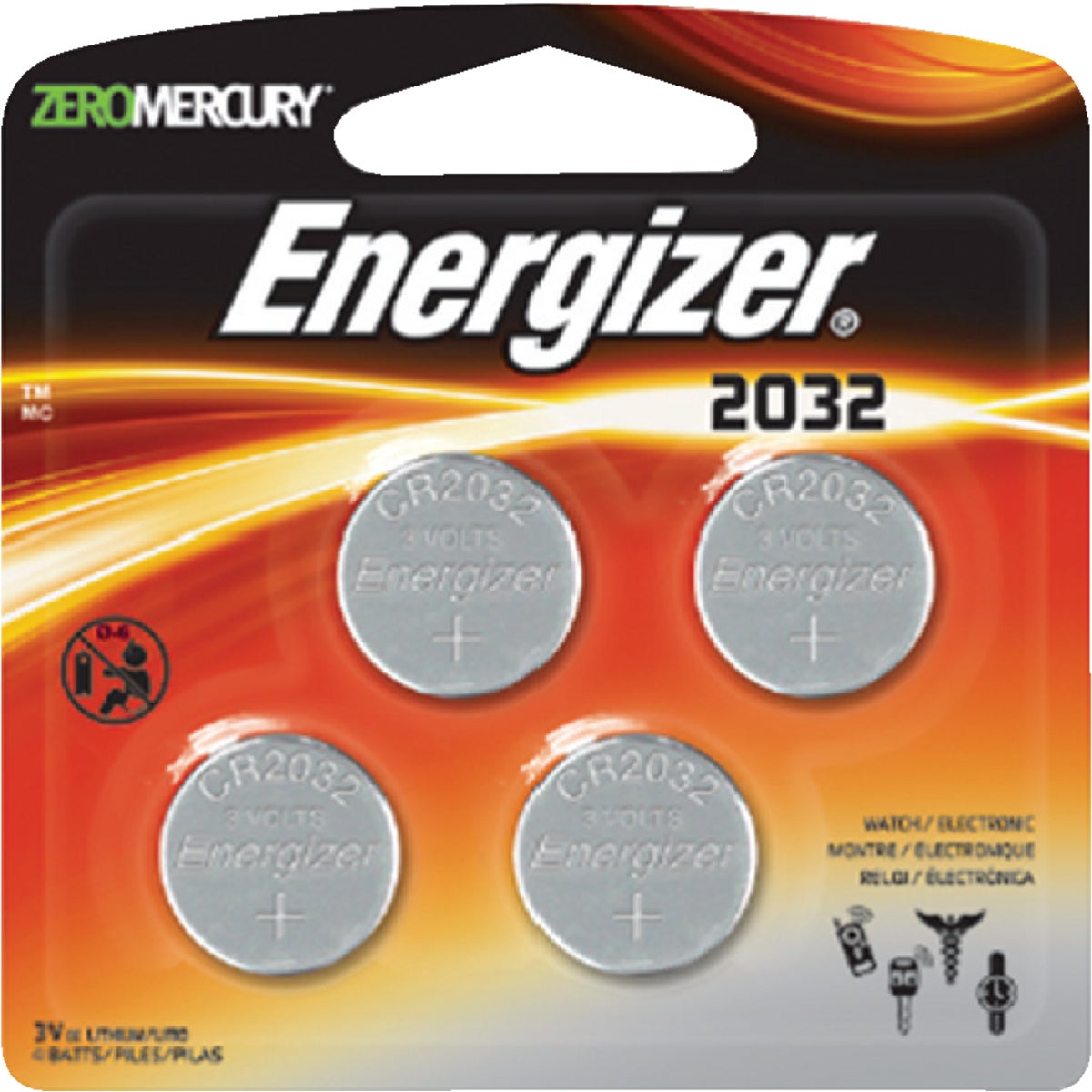 Energizer 2032 3V Lithium Coin Batteries (4-Pack) – Hemlock Hardware