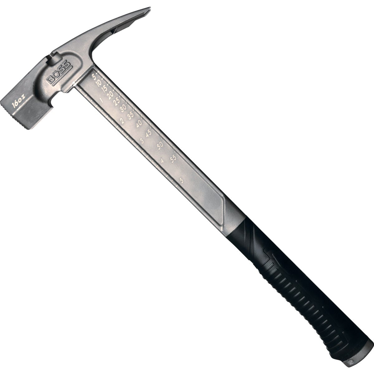 BOSS Hammer Pro Series 16 Oz. Smooth-Face Framing Hammer with Titanium ...