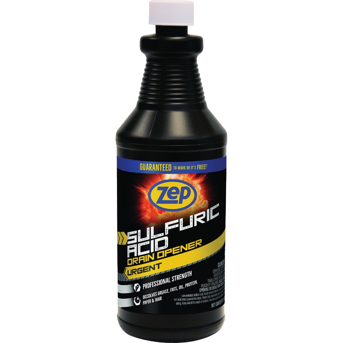 Zep 32 Oz. Sulfuric Acid Drain Opener – Hemlock Hardware