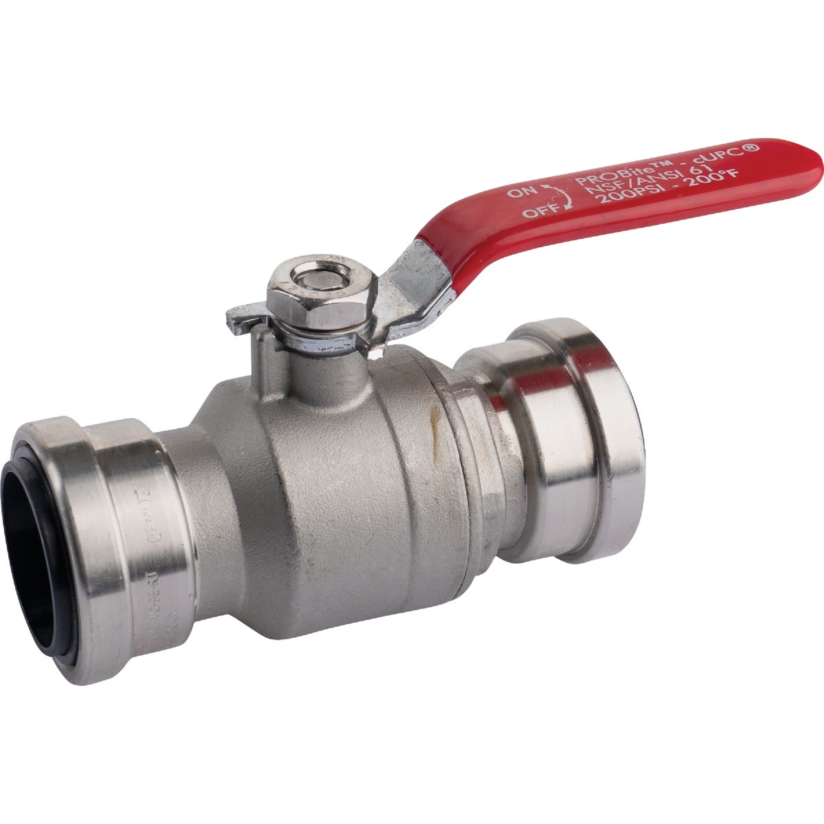QuickFitting 1 In. Push-to-Connect Stainless Steel Full Port Ball Valv ...