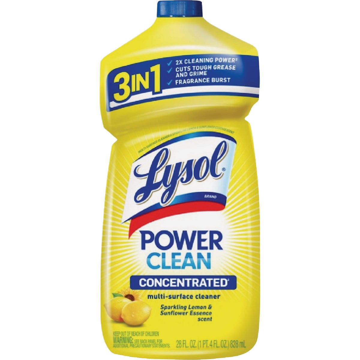 Lysol 28 Oz. Lemon Power Clean Multi-Surface Cleaner – Hemlock Hardware