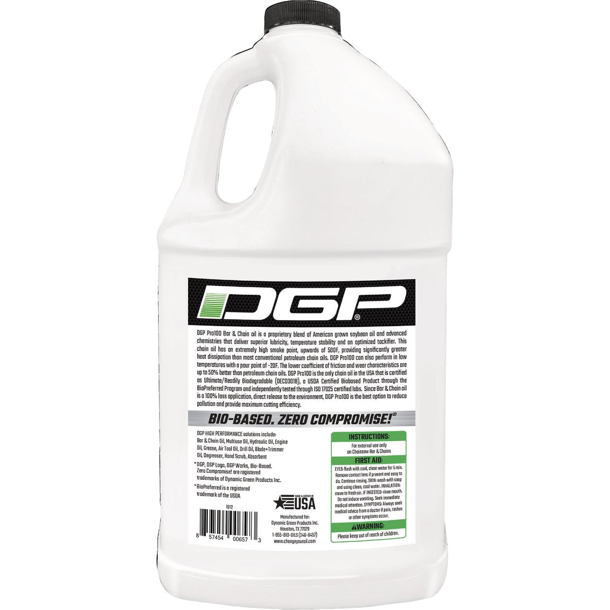 DGP 1 Gal. Pro 100 Bar & Chain Biodegradable Oil – Hemlock Hardware