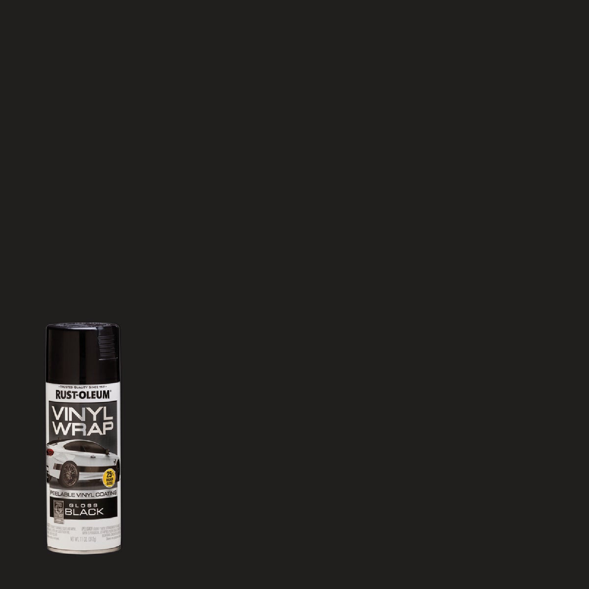 Rust-Oleum Automotive Vinyl Wrap Spray Paint, 11 Oz., Gloss Black ...