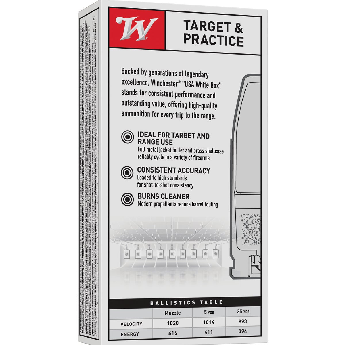 Winchester .40 Smith & Wesson 180 Grain FMJ Centerfire Ammunition Cart ...