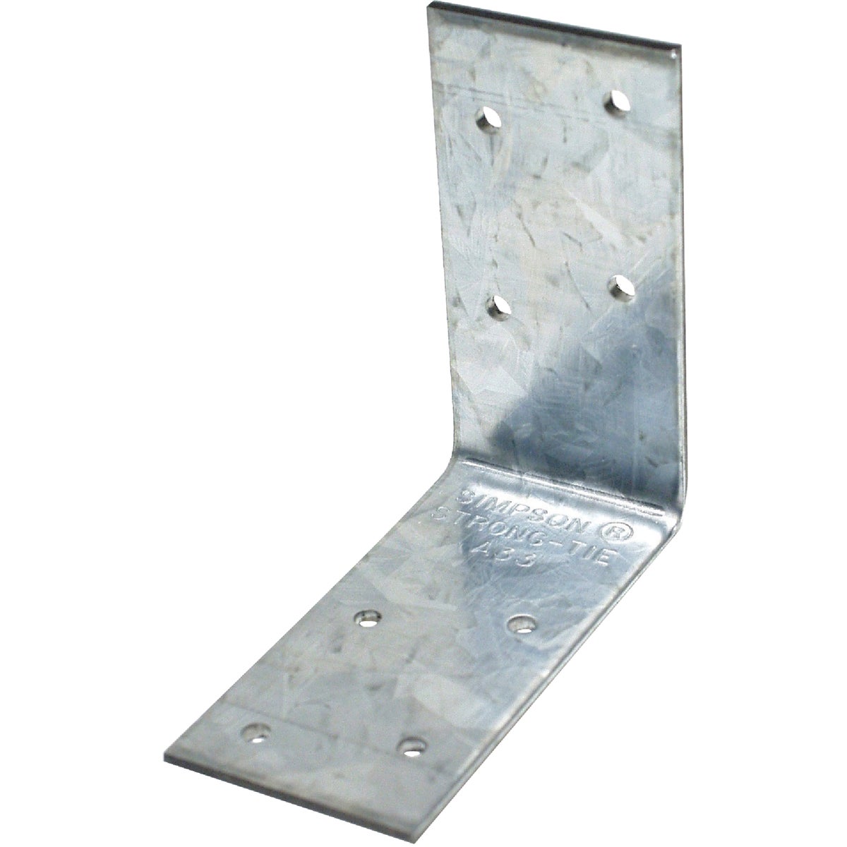 Simpson Strong-Tie 3 In. x 3 In. x 1-1/2 In. Galvanized Steel 12 ga Re ...