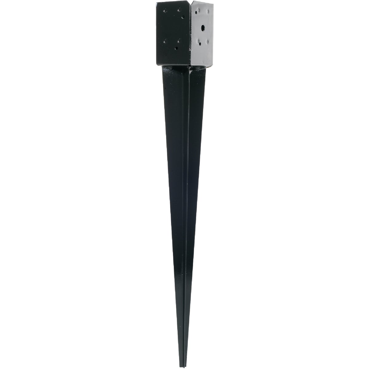 Simpson Strong-Tie E-Z Spike Steel Black Powder-Coated Fence Post Spik ...