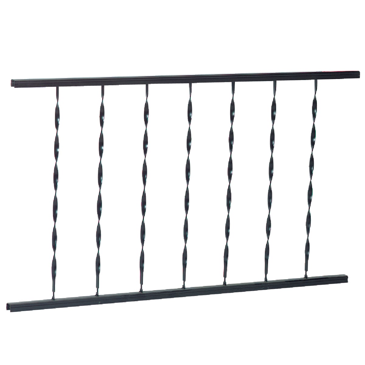 Gilpin Windsor 32 In. H x 4 Ft. L. Wrought Iron Railing – Hemlock Hardware