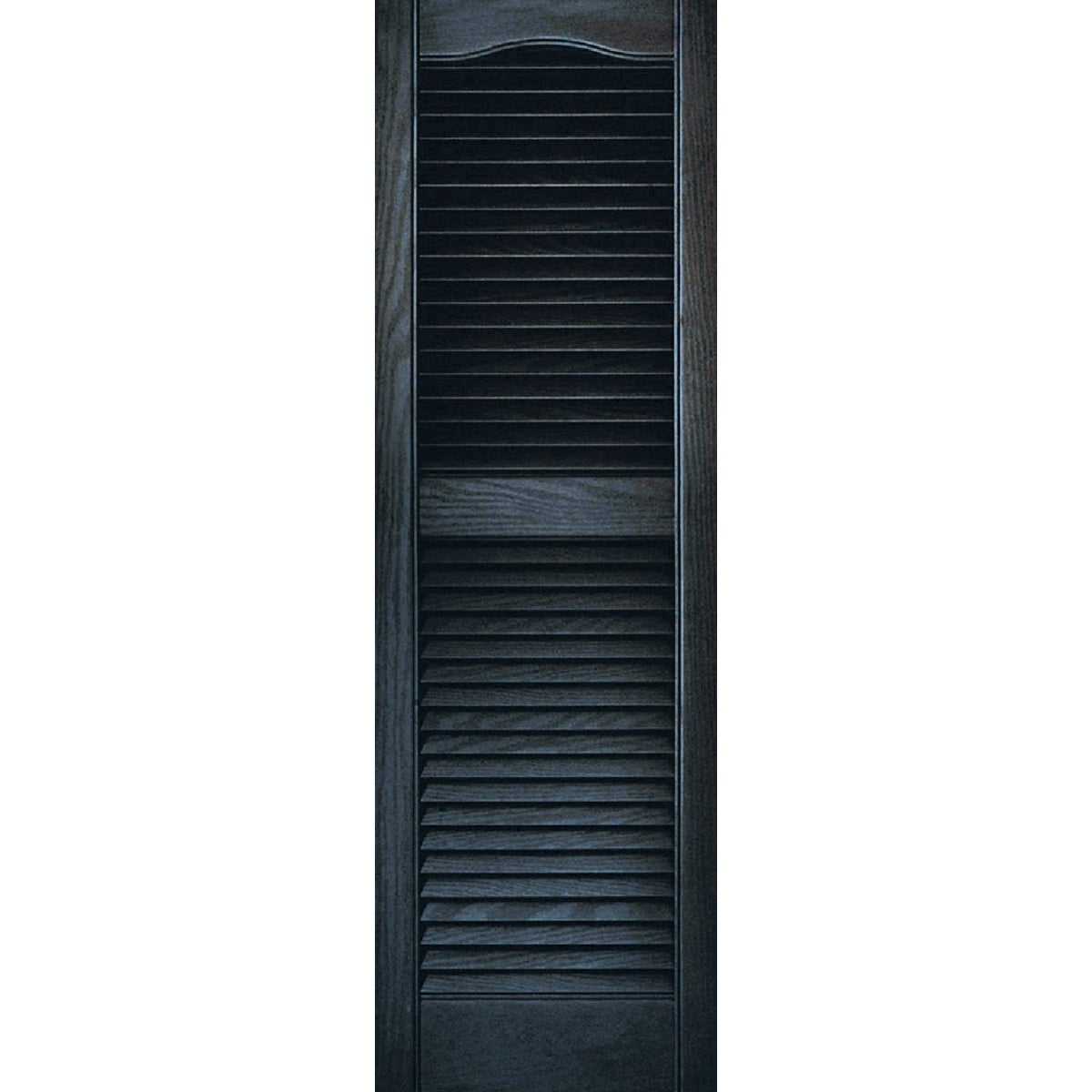 Builders Edge 15 In. x 48 In. Vinyl Louvered Shutter, (2-Pack ...