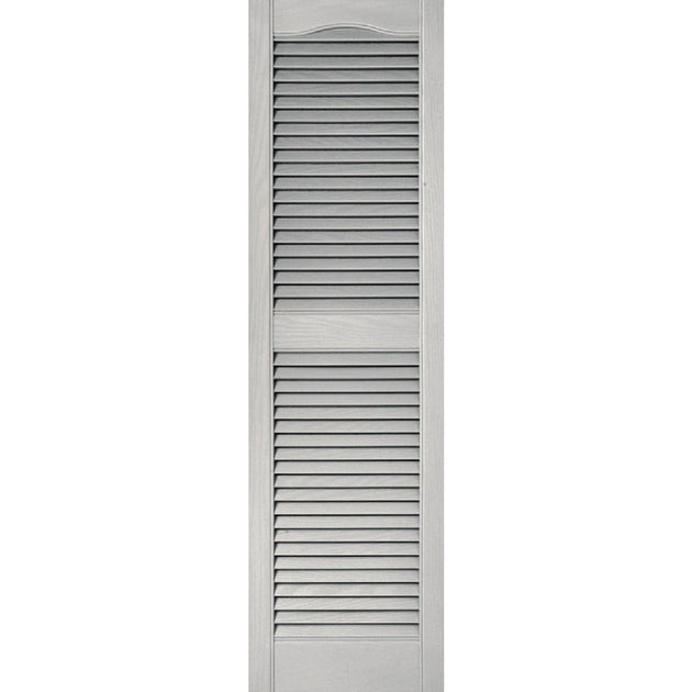 Builders Edge Paintable Vinyl Open Louvered Shutter – Hemlock Hardware