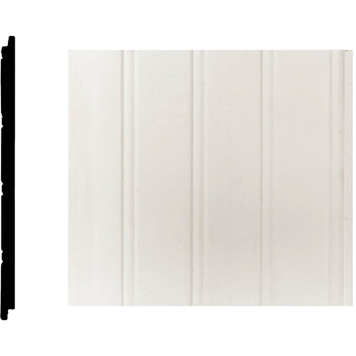 House of Fara 5/16 In. W. x 5-29/32 In. H. x 8 Ft. L. MDF Wainscot (3 ...