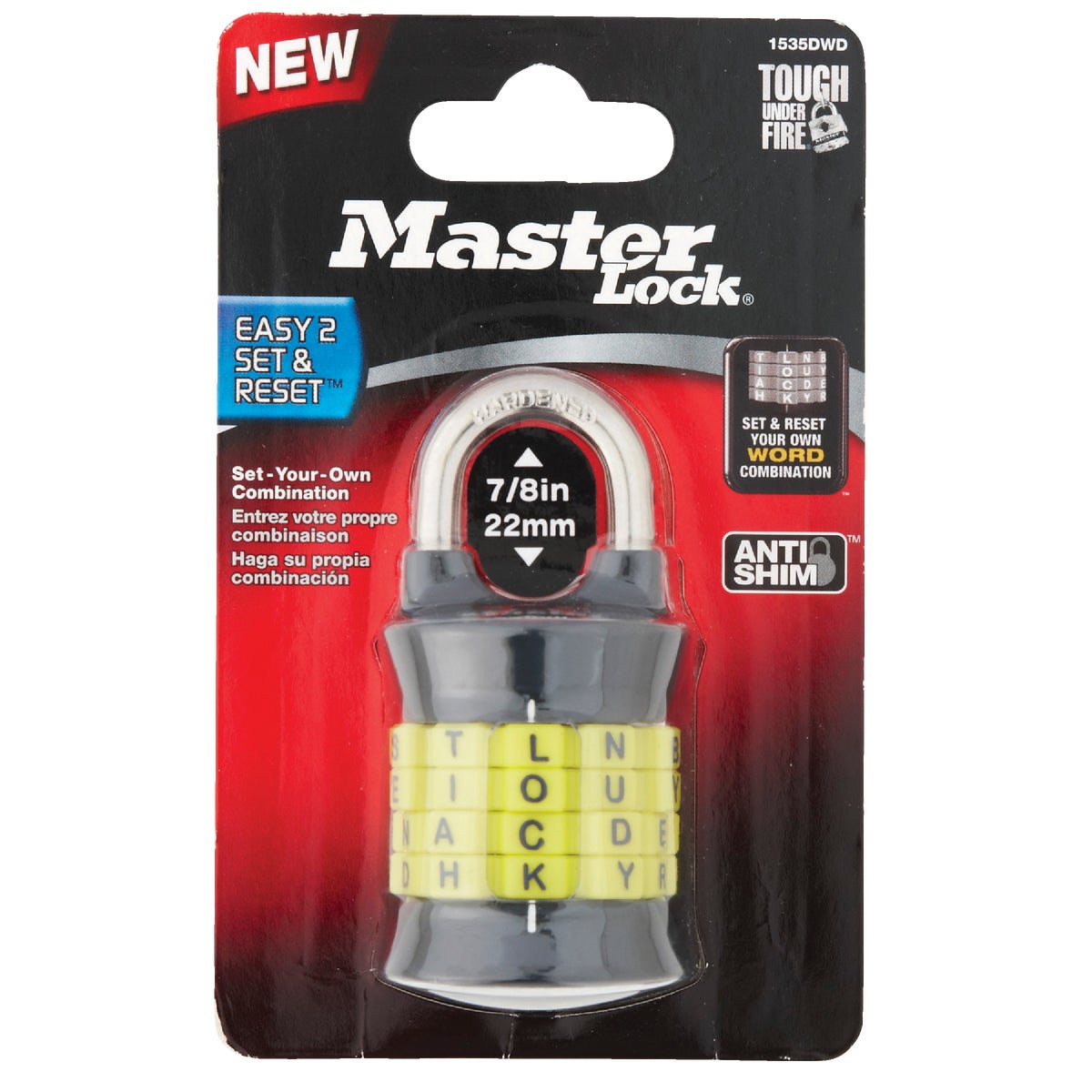 Master Lock 1-1/2 In. Zinc Alpha Barrel Combination Padlock – Hemlock ...
