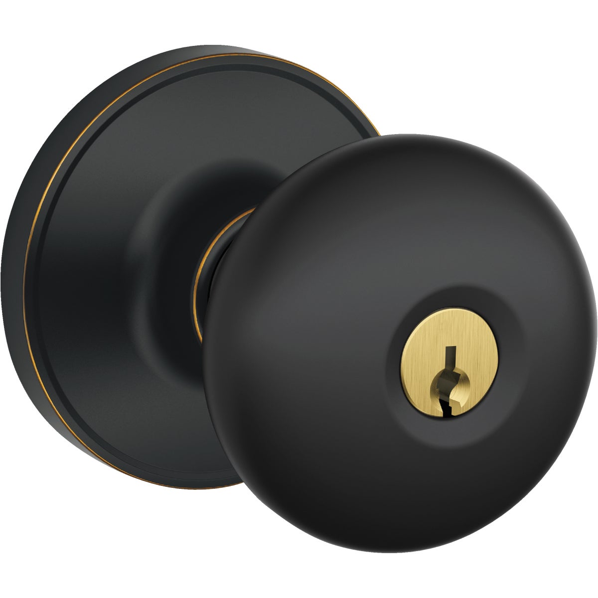 Dexter Stratus Aged Bronze Entry Door Knob Lockset – Hemlock Hardware
