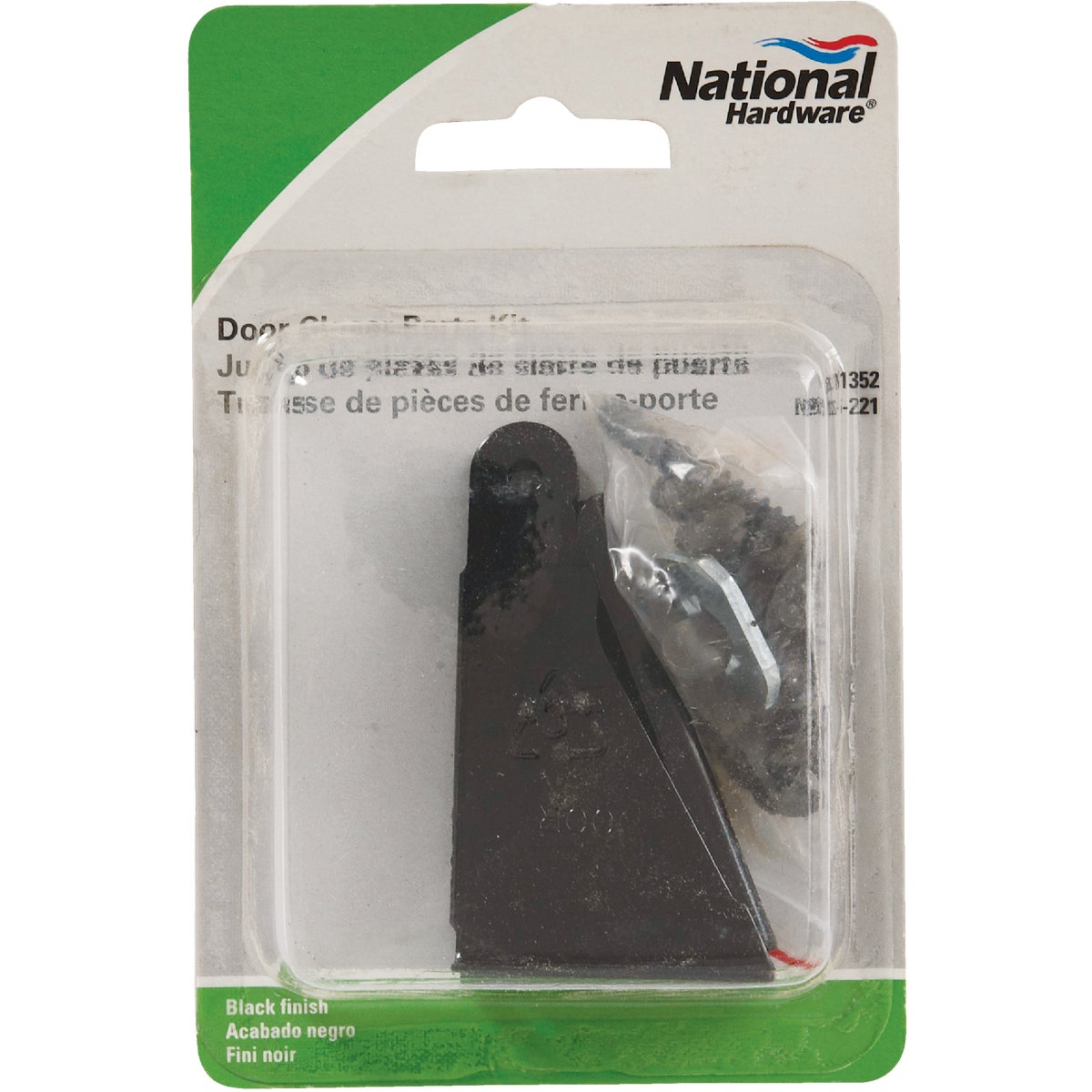 National Black Jamb Bracket – Hemlock Hardware