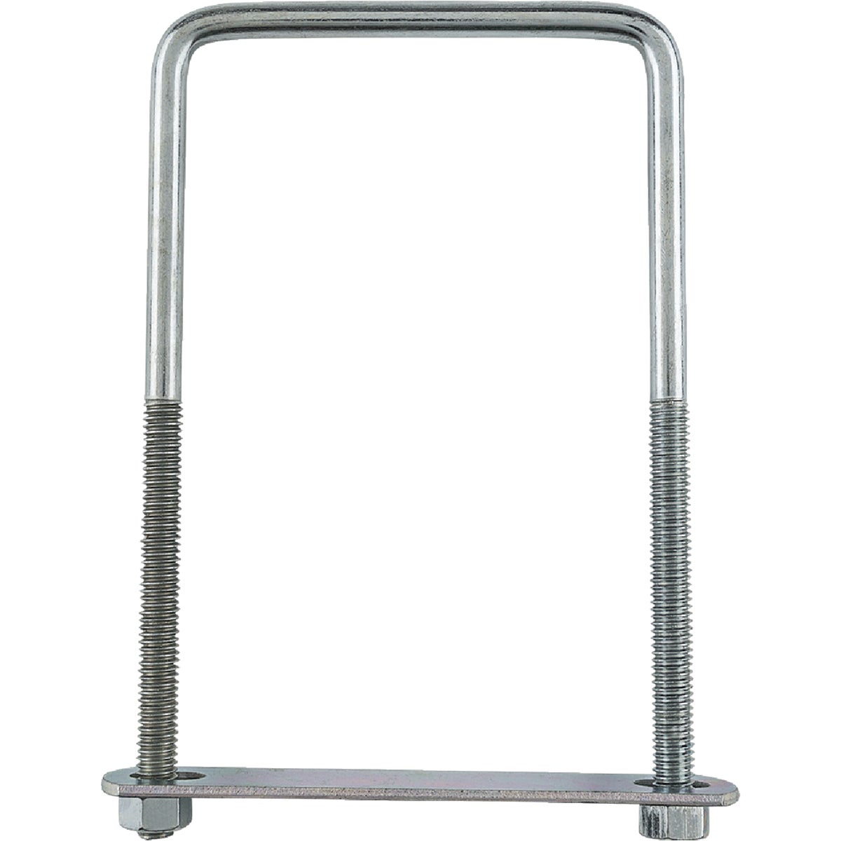 National 3/8 In. x 4 In. x 7 In. Zinc Square U Bolt – Hemlock Hardware