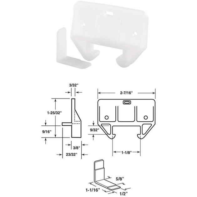 Prime-Line Drawer Track Guide Kit – Hemlock Hardware