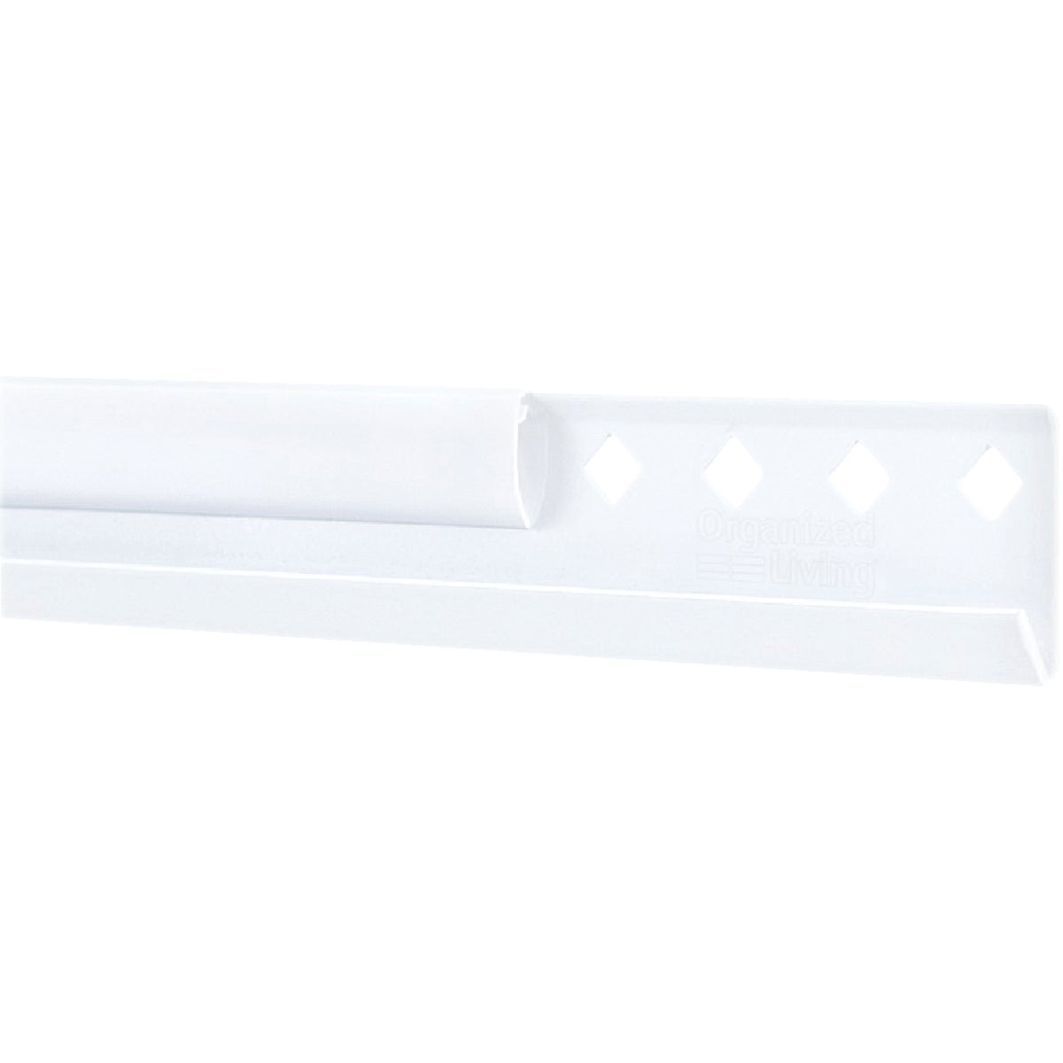 FreedomRail 24 In. White Horizontal Hanging Rail with Cover – Hemlock ...
