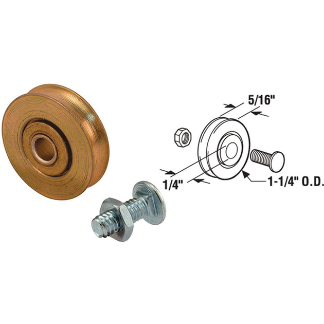 Prime-Line Steel Patio Door Roller – Hemlock Hardware