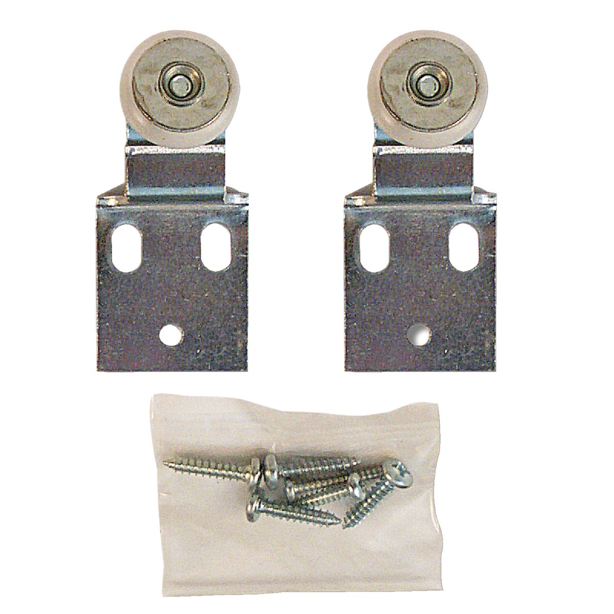 Prime-Line 1/2 In. Offset Ball Bearing Wheel Adjustable Bypass Door Ro ...