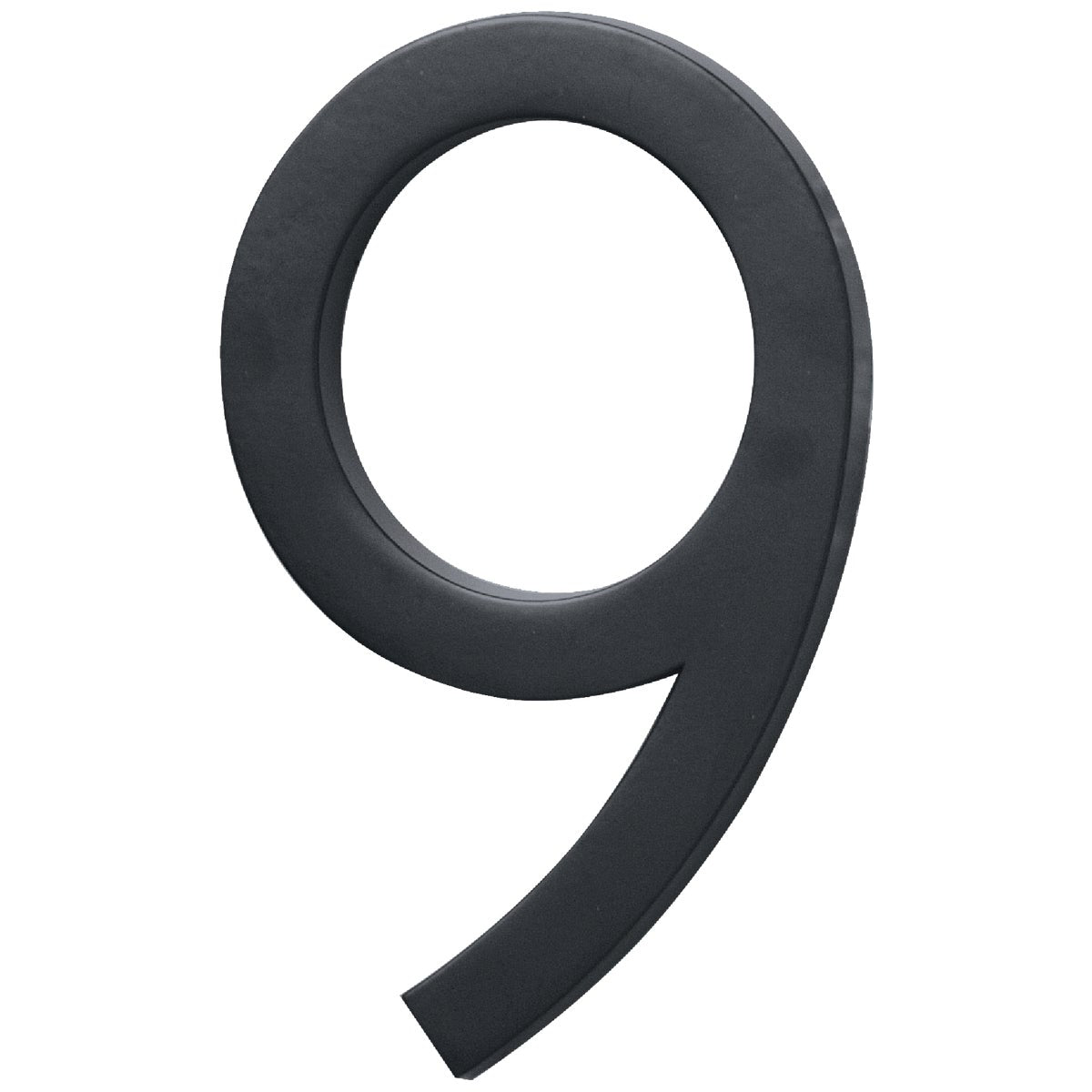 Hy-Ko Architectural Series 6 In. Satin Black House Number Nine ...