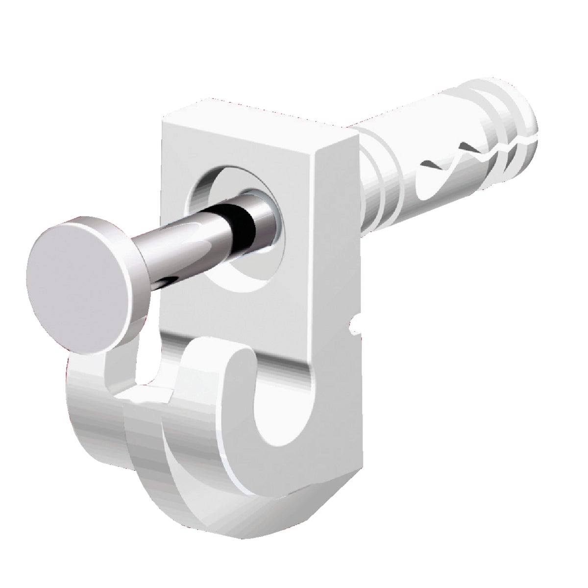 Closetmaid Wire Shelf White Wall Clip – Hemlock Hardware