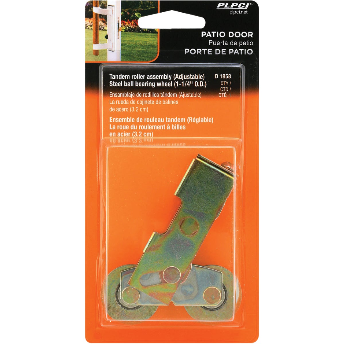 Prime-Line 1-1/4 In. Sliding Door Tandem Roller Assembly – Hemlock Hardware