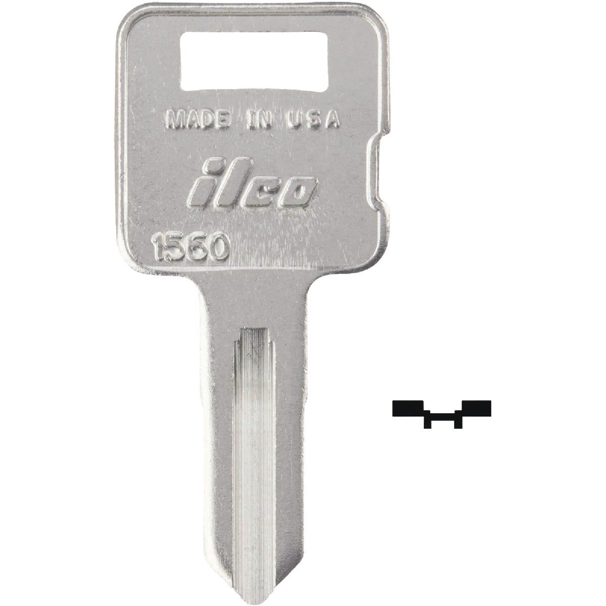 ILCO 1560 Caterpillar Key Blank (10-Pack) – Hemlock Hardware