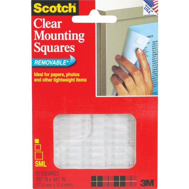 3M Scotch Removable Mounting Squares – Hemlock Hardware