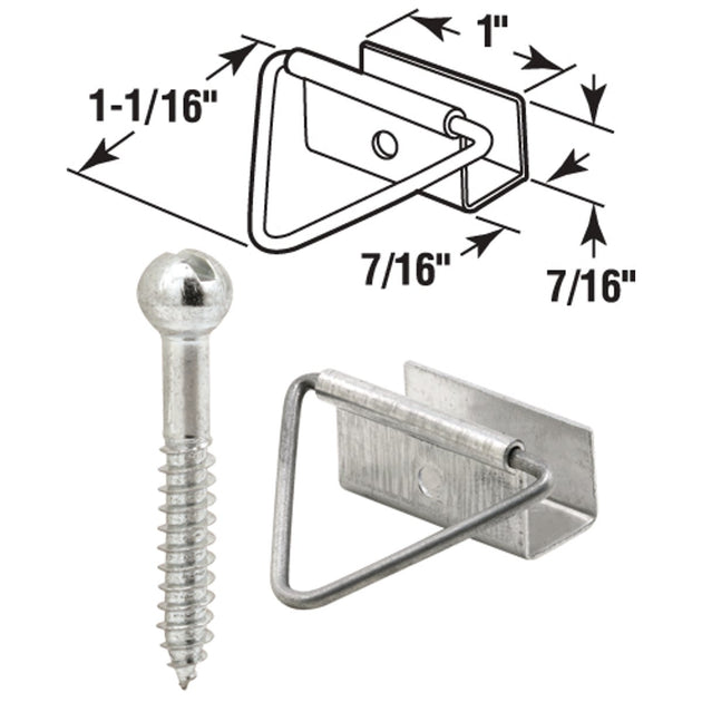 Prime-Line Bottom Latch Screen Frame Fastener – Hemlock Hardware