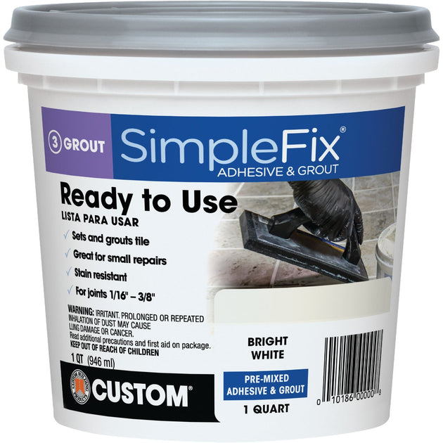 Custom Building Products Simplefix Adhesive & Grout – Hemlock Hardware