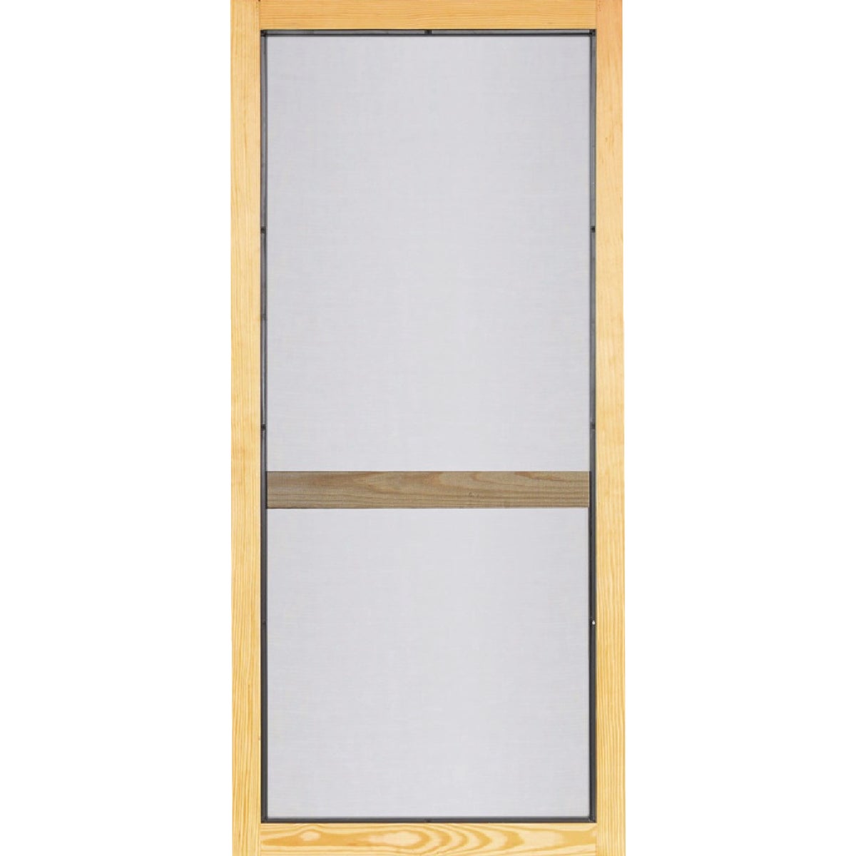 Screen Tight Woodcraft 32 In. W x 80 In. H x 1 In. Thick Natural Wood ...