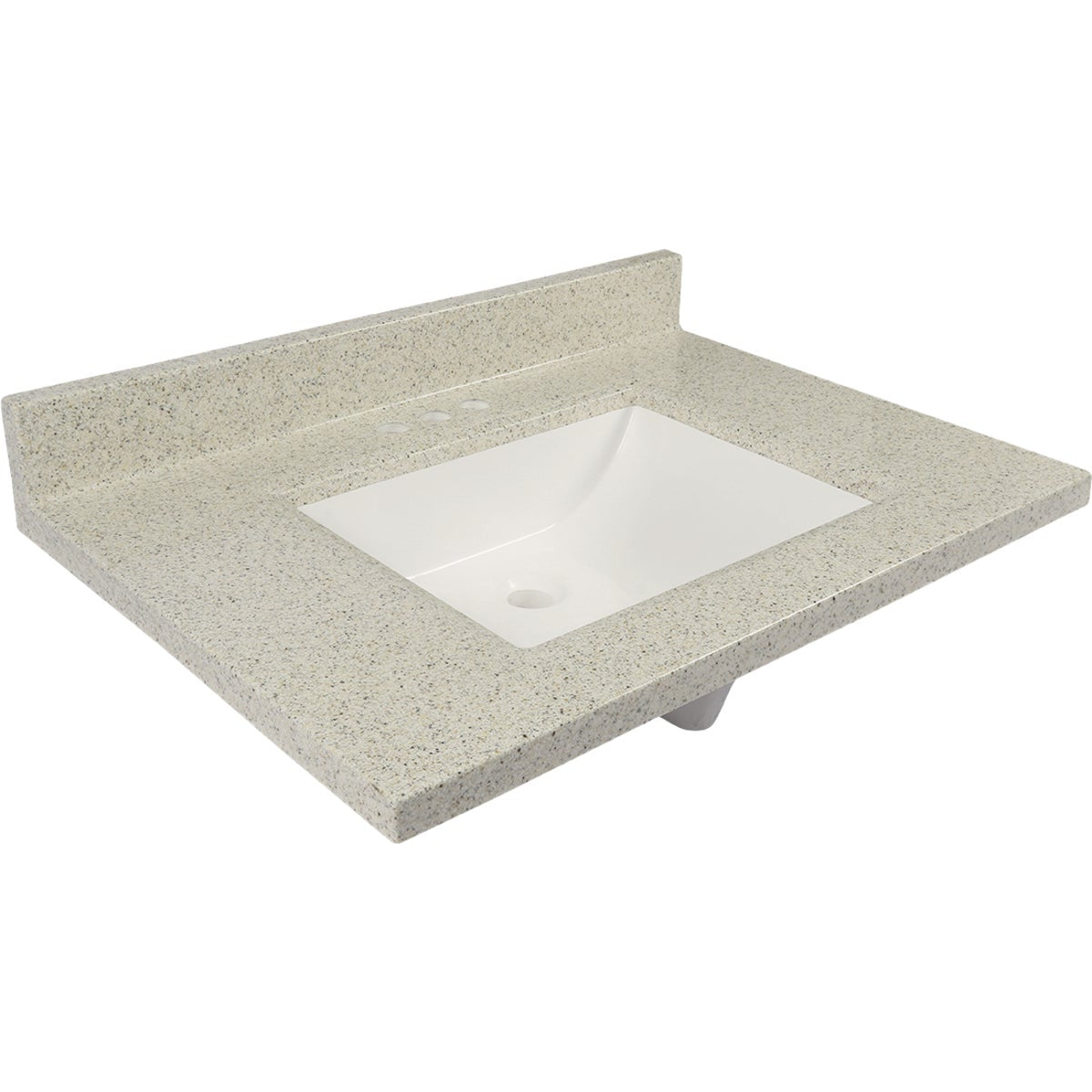 Modular Vanity Tops 31 In. W x 22 In. D Dune Cultured Marble Vanity To ...