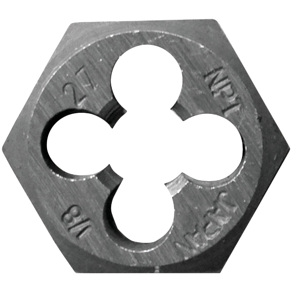 Century Drill & Tool 1/8-27 NPT 1" Across Flats Hexagon Pipe Die ...