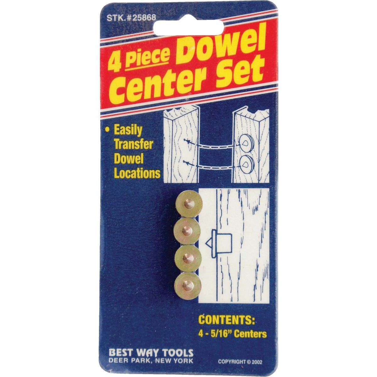 Best Way Tools 5/16 In. Dowel Center (4-Pack) – Hemlock Hardware