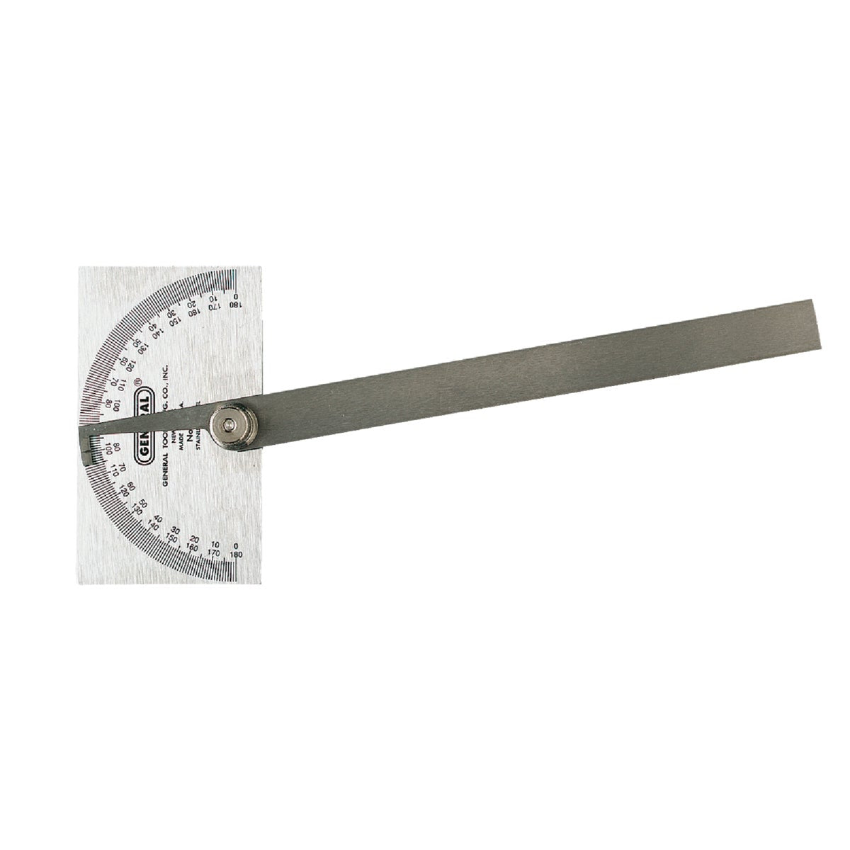 General Tools Steel Square Head Protractor – Hemlock Hardware