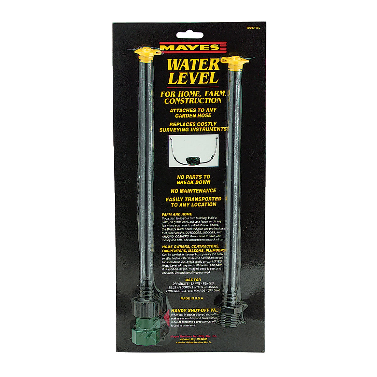 Mayes Manual Water Level – Hemlock Hardware