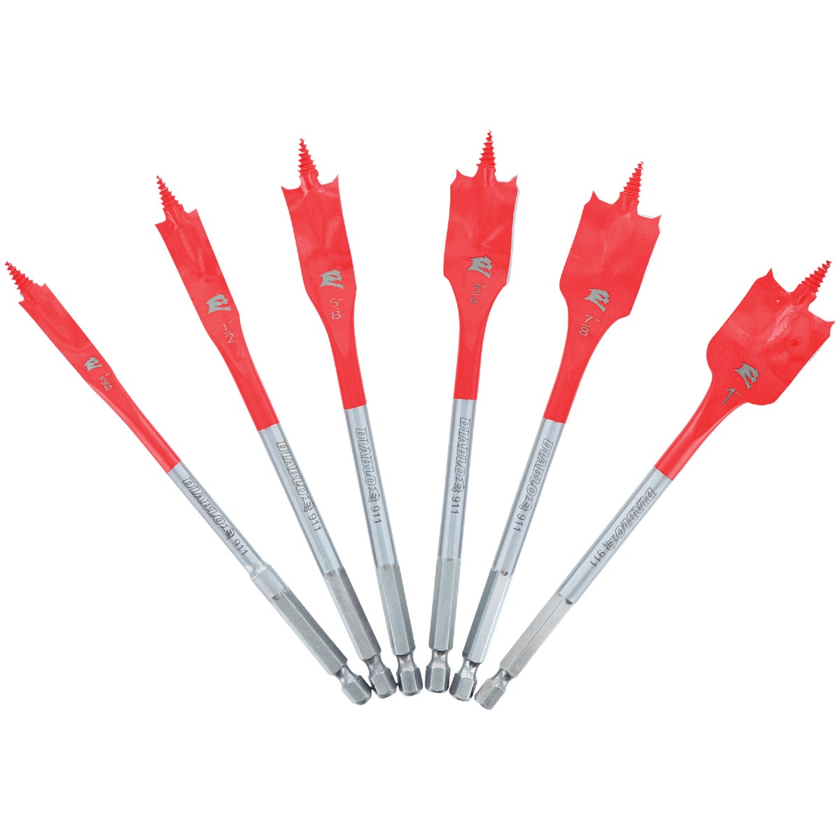 Diablo SPEEDemon Spade Bit Set (6-Piece) – Hemlock Hardware
