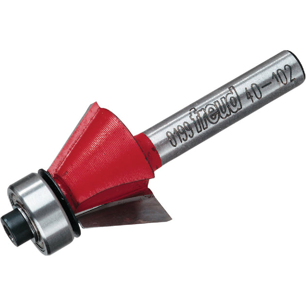 Freud Chamfer Bit With Bearing Pilot – Hemlock Hardware