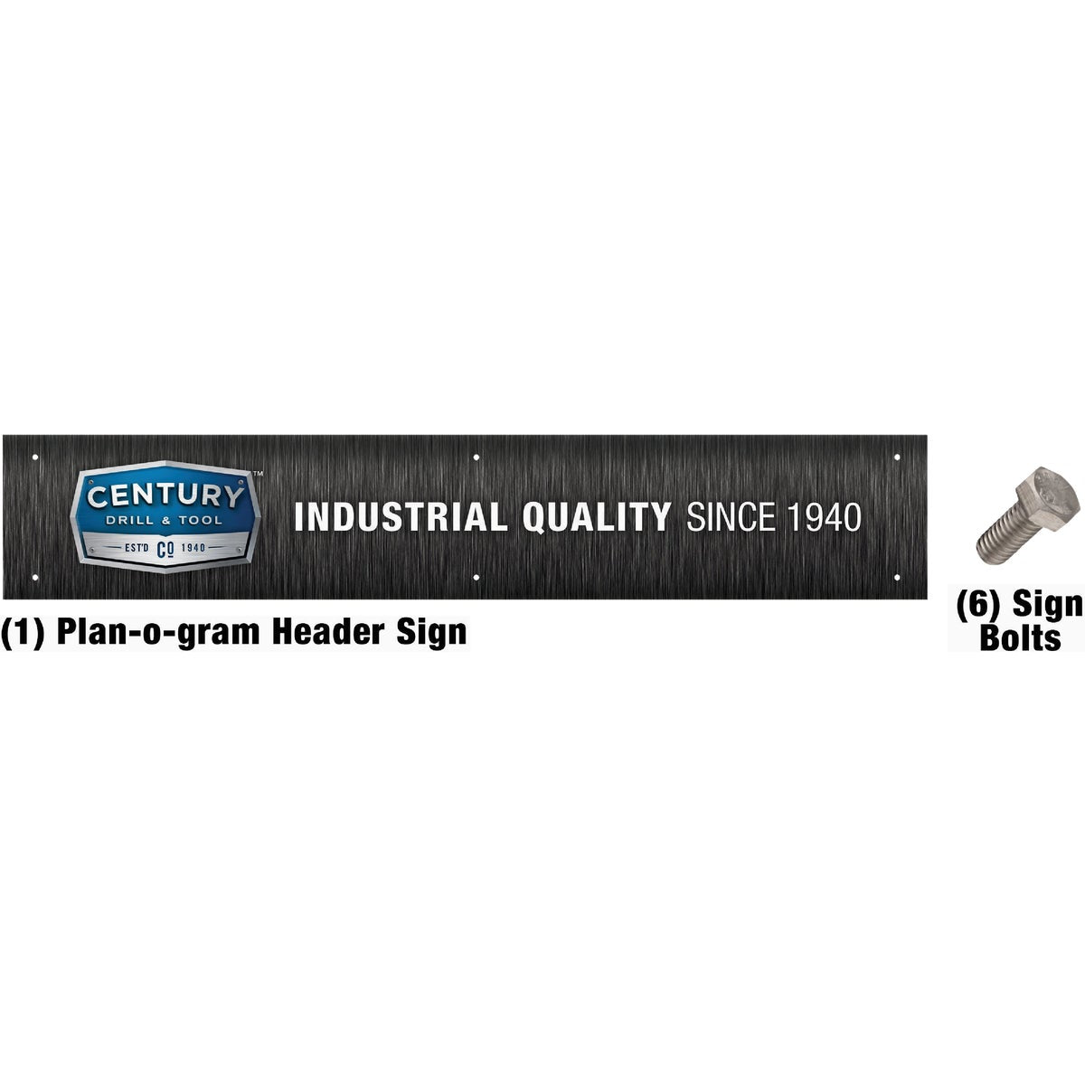 Century Drill & Tool 8 In. x 4 In. Planogram Header Sign Kit – Hemlock ...