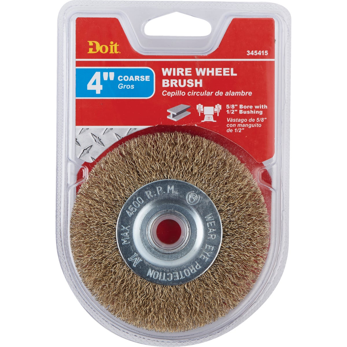 Do it 4 In. Coarse Bench Grinder Wire Wheel – Hemlock Hardware
