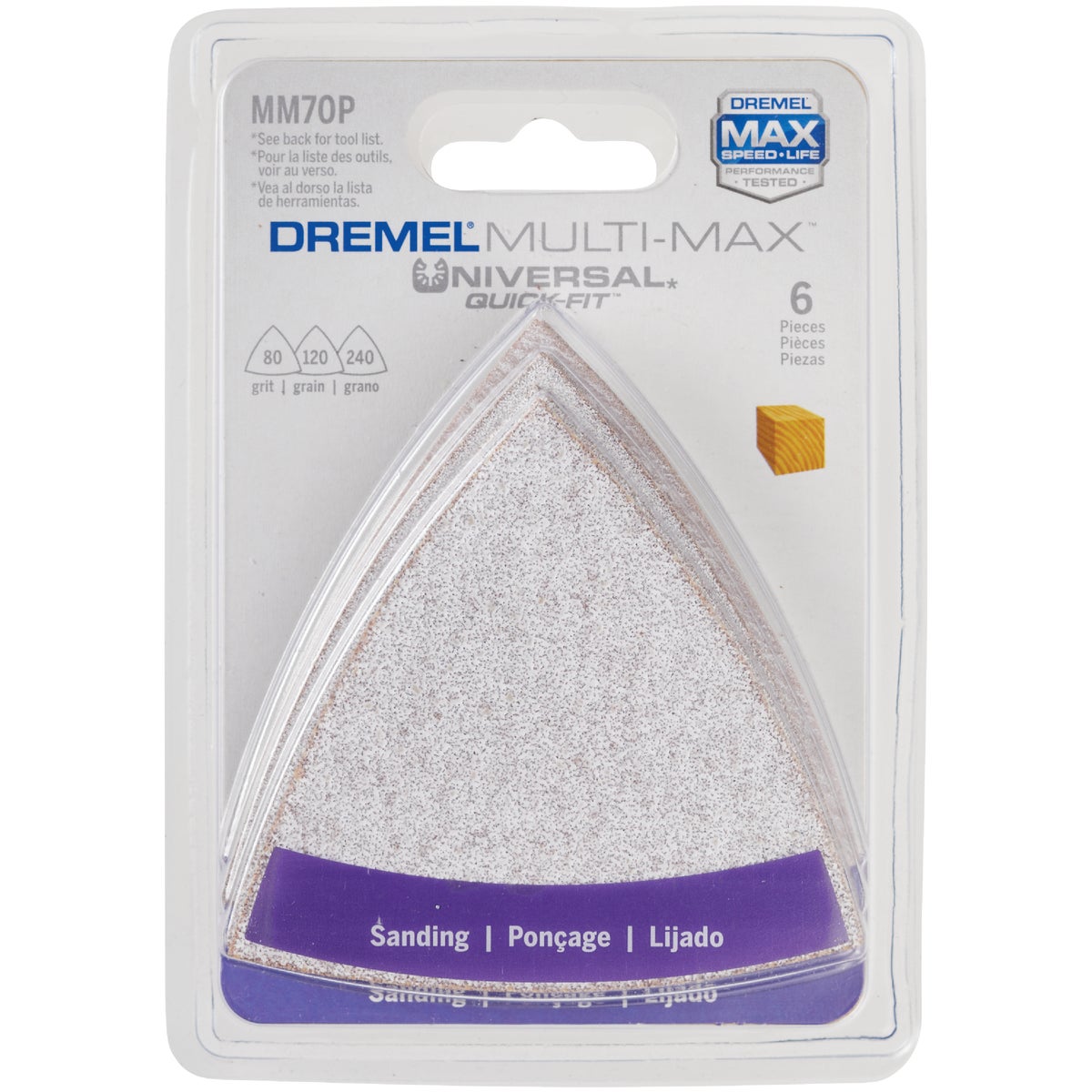 Dremel Multi Max Paint Removal 240/120/60-Grit Sandpaper Assortment (6 ...