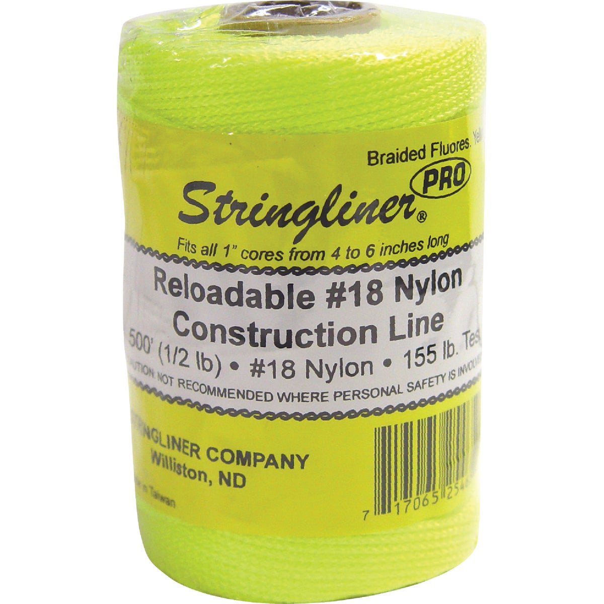 Stringliner 500 Ft. Fluorescent Yellow Braided Nylon Mason Line ...