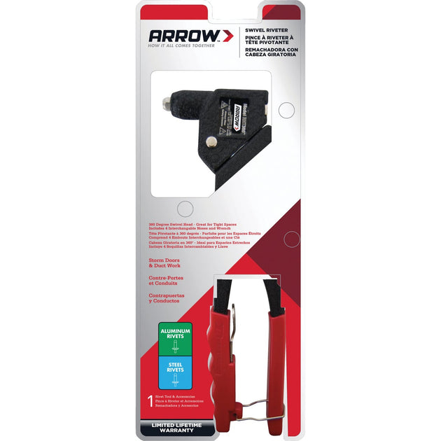 Arrow Swivel Head Rivet Tool – Hemlock Hardware