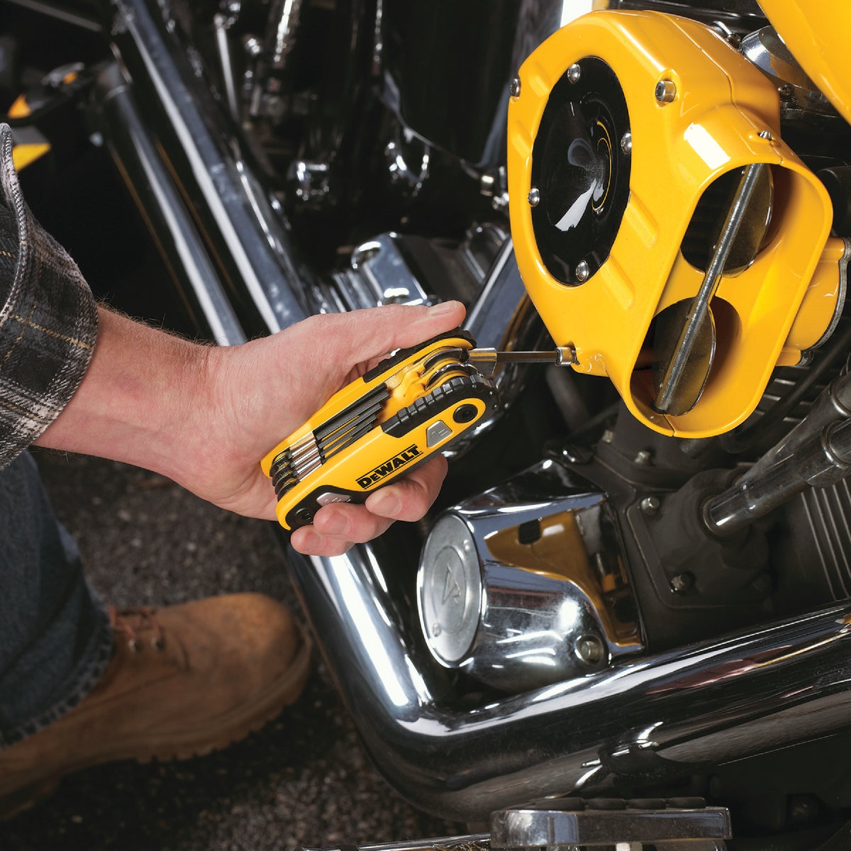 DeWalt SAE Folding and Locking Hex Key Set, 8-Piece – Hemlock Hardware