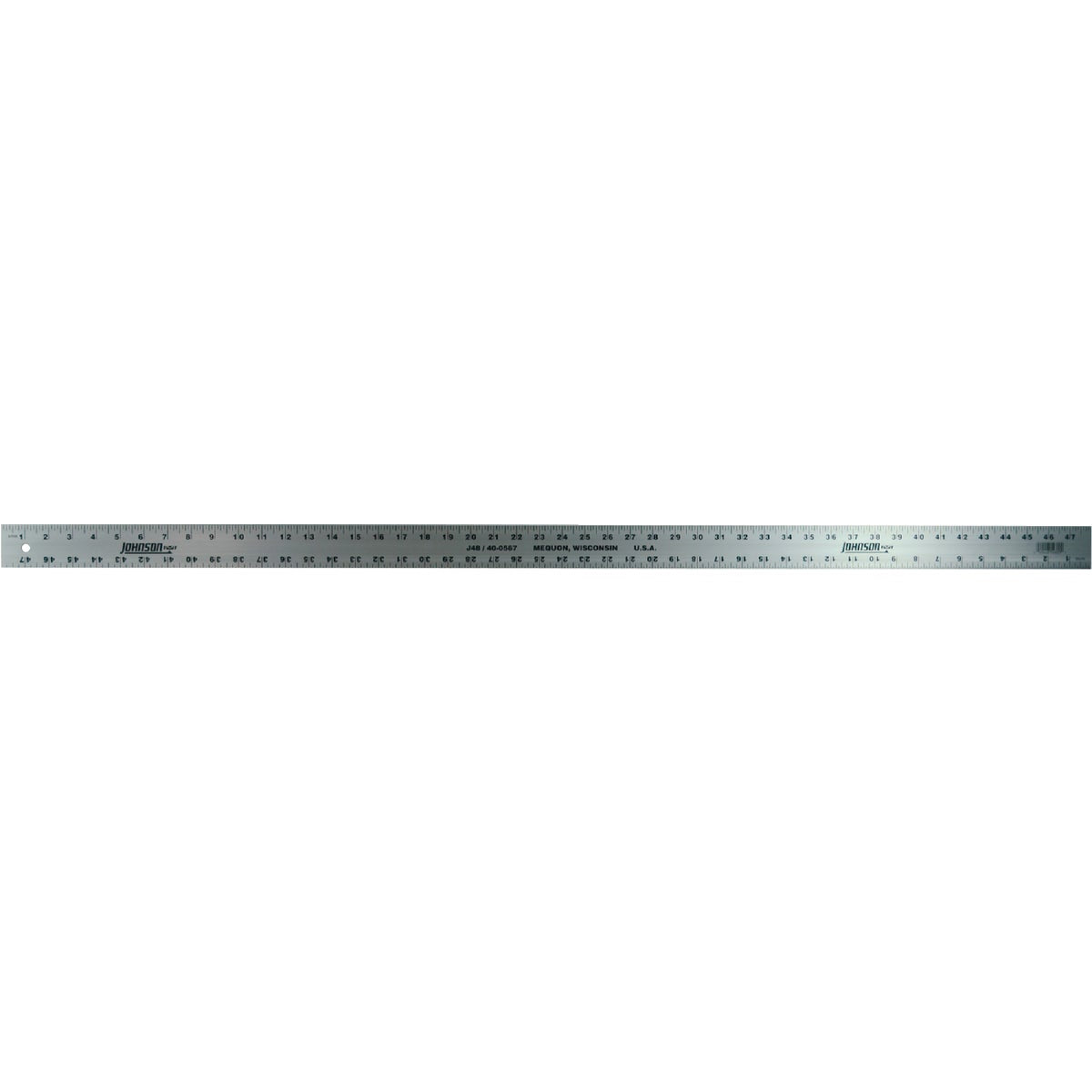 Johnson Level 48 In. Heavy-Duty Aluminum Straight Edge Ruler – Hemlock ...