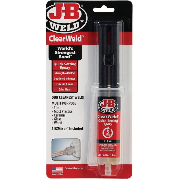 J-B Weld ClearWeld Epoxy – Hemlock Hardware