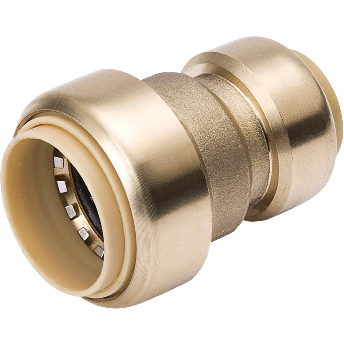 ProLine 1 In. x 3/4 In. Brass Push Fit Coupling – Hemlock Hardware