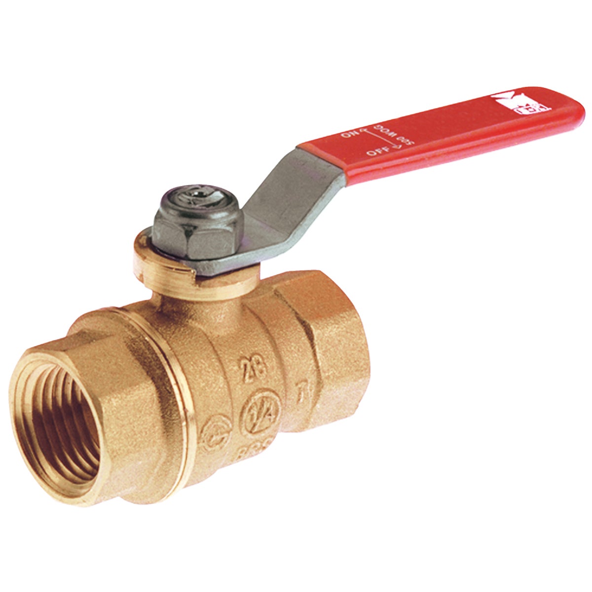 ProLine 1/4 In. FIP Forged Brass Full Port Ball Valve – Hemlock Hardware