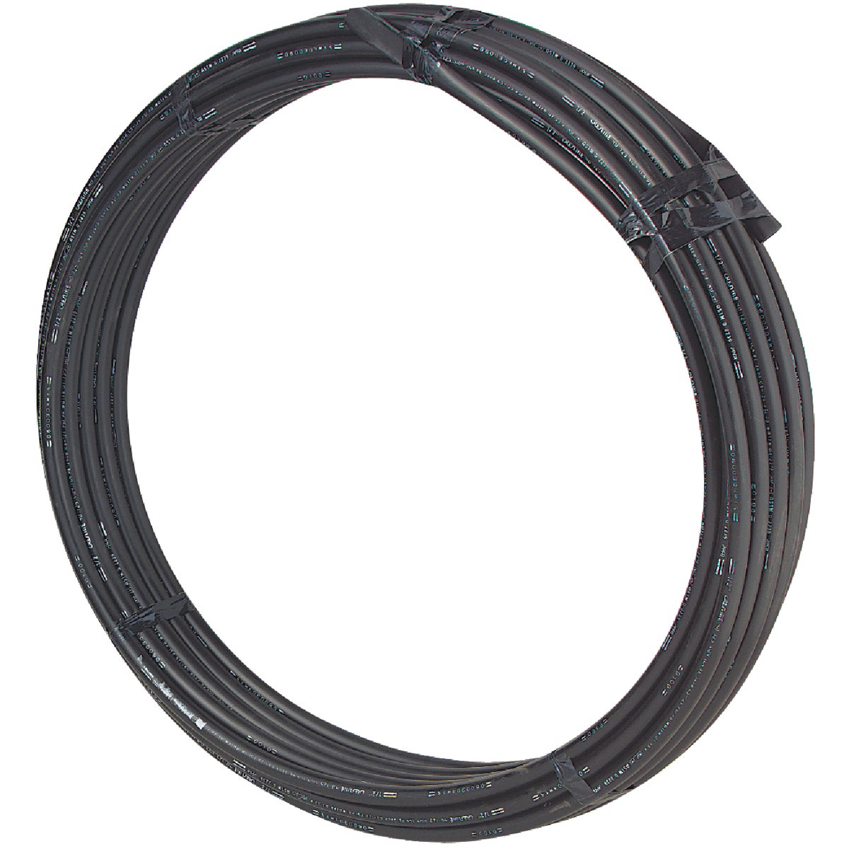 Advanced Drainage Systems 1-1/2 In. x 100 Ft. 80 psi Black Plastic Pip ...