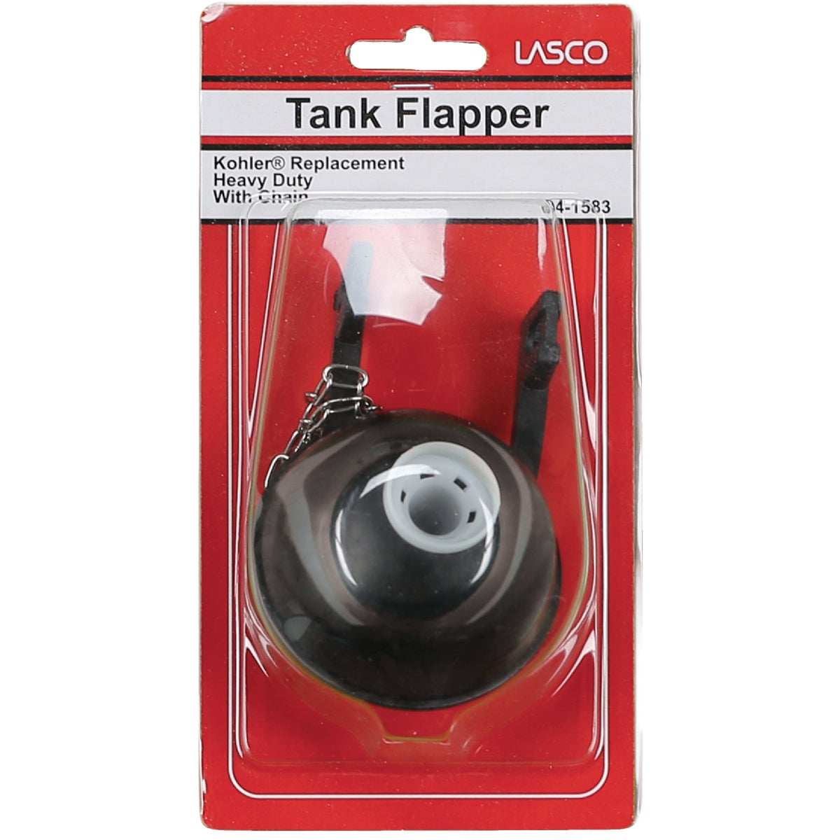 Lasco Kohler Universal Red Rubber Ball Shaped Replacement Flapper with ...