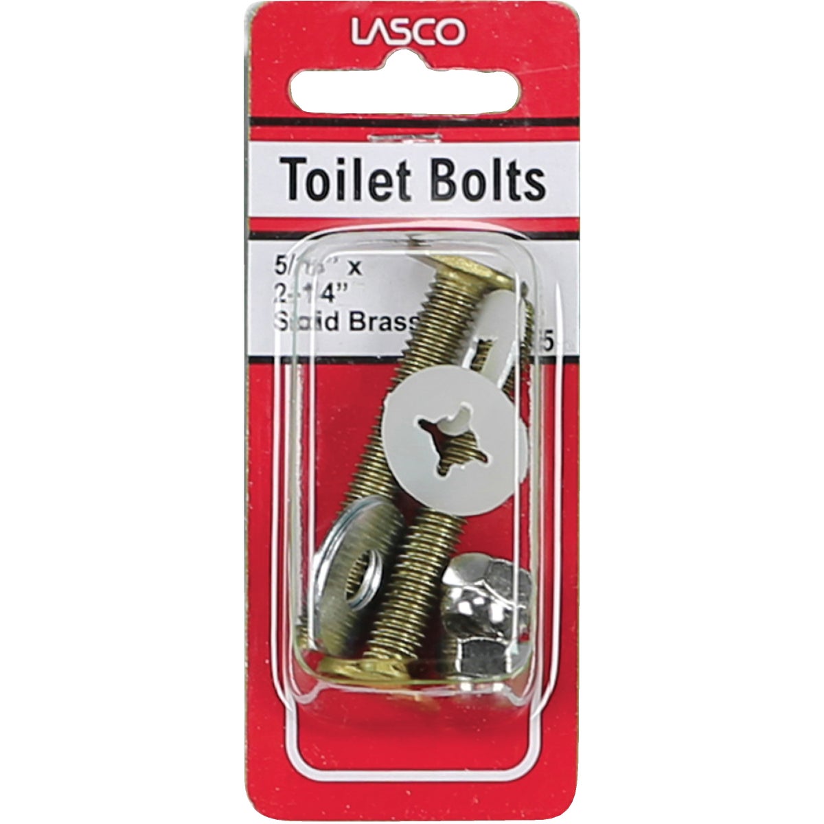 Lasco 5/16 In. x 2-1/4 In. Heavy-Duty Brass Toilet Bolts – Hemlock Hardware